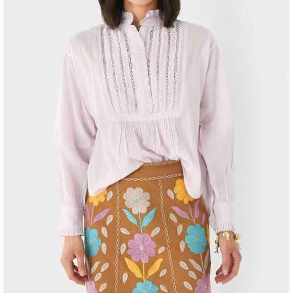 Antik Batik | Tops | New Antik Batik Anna Victorian Blouse In Lilac ...
